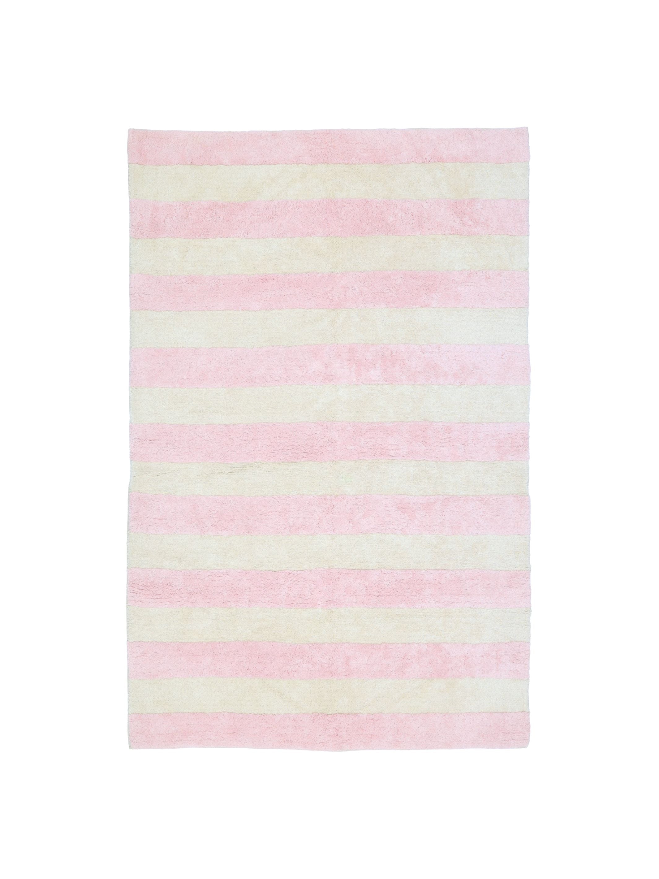 Soft Pink Stripe Rug – Hunter & Nomad